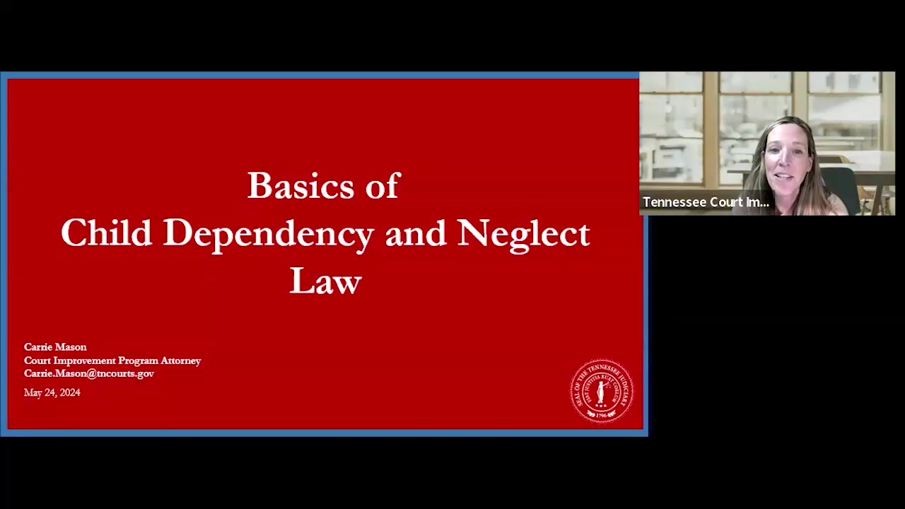 Basics of Child Dependency and Neglect Law